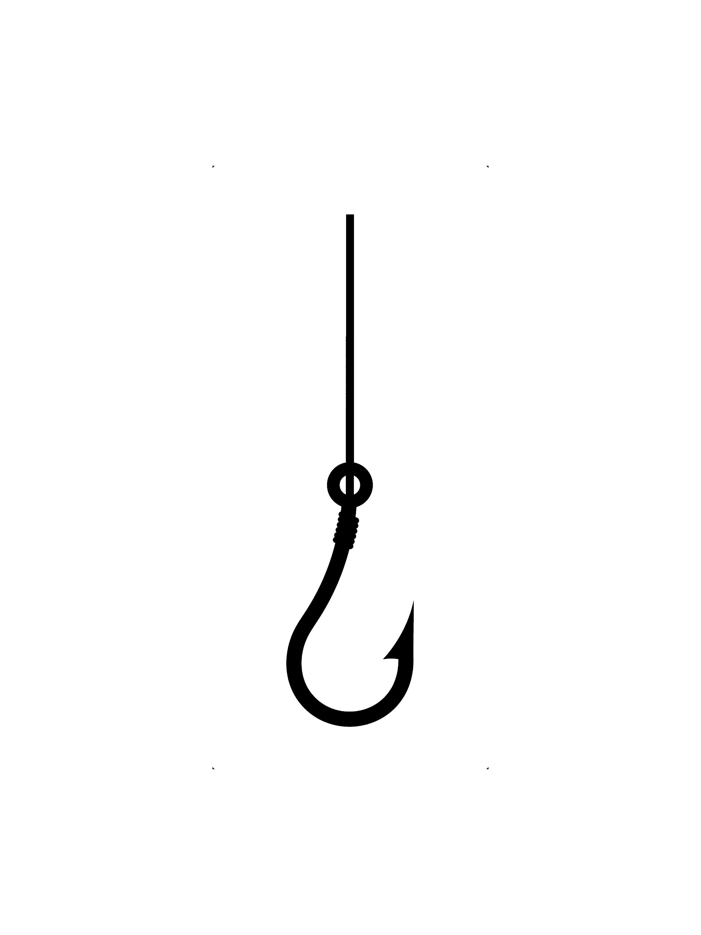 Hanging Fishing Hook Decal, Father's Day Gift, Car Decal, Fishing Decal ...