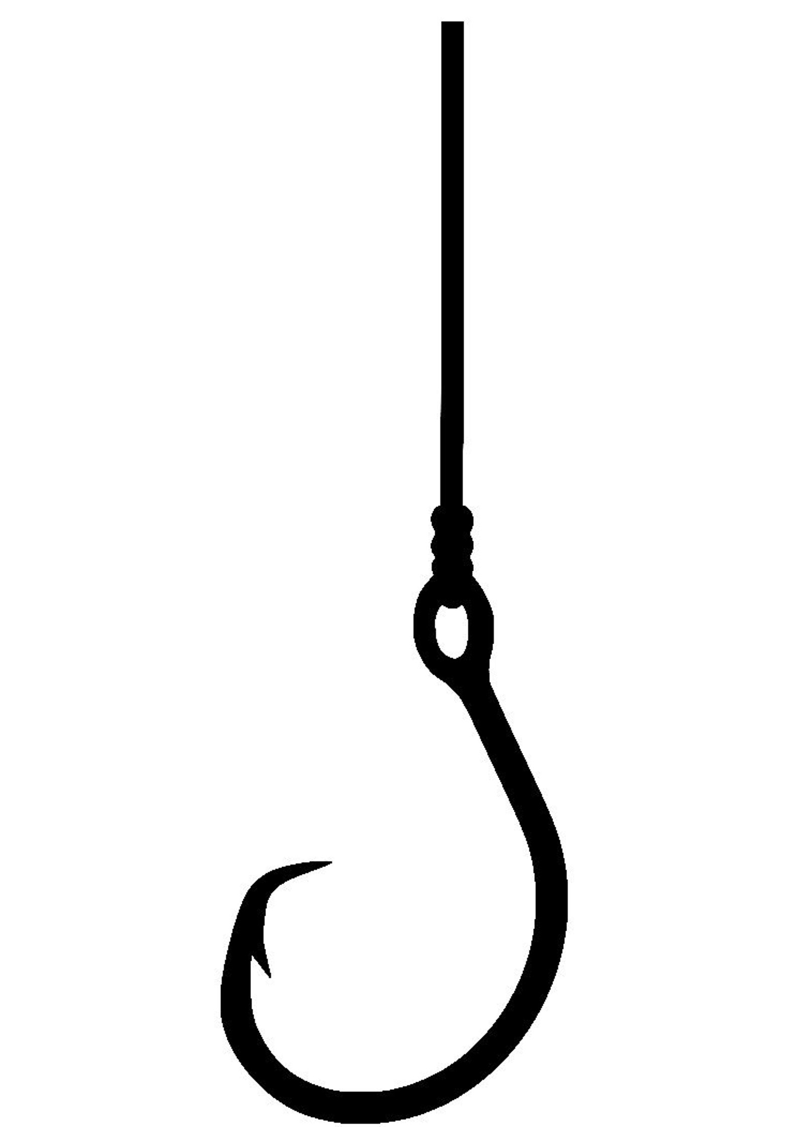 Hanging Fishing Hook Decal Car Decal Fishing Gift for Men - Etsy