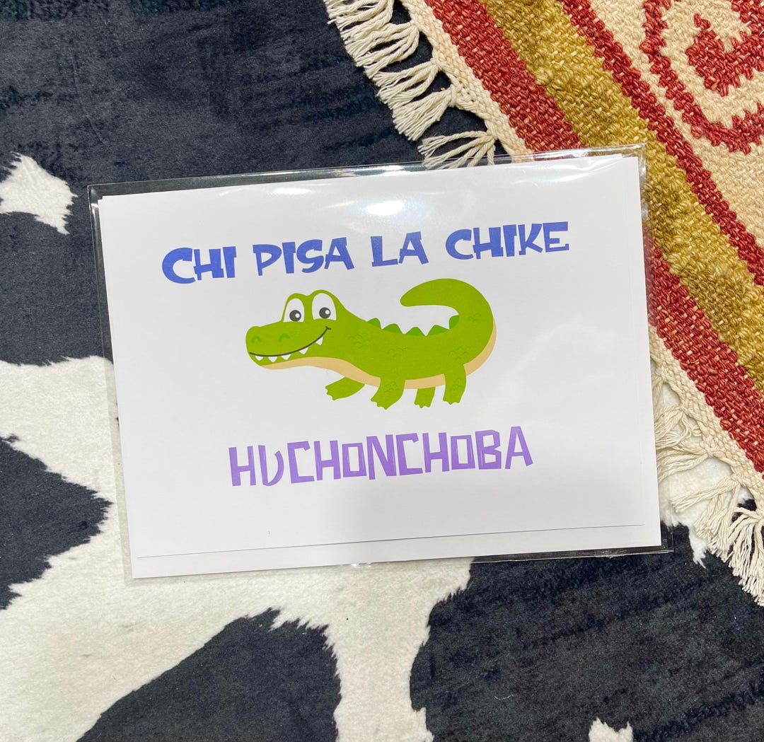 Chi Pisa La Chike Hvchonchuba Card, See You Later Alligator Choctaw ...