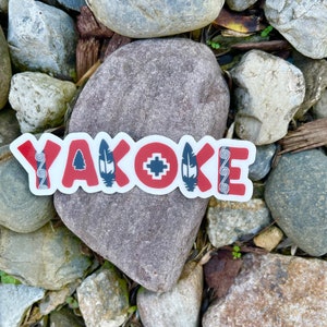 Yakoke Choctaw Thank You Sticker - Etsy