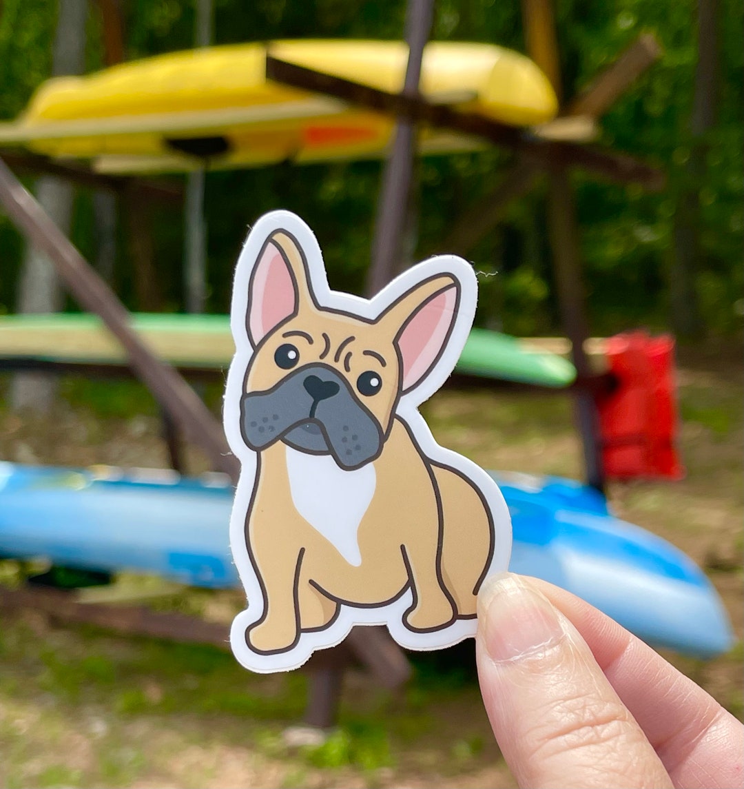 French Bulldog Sticker, Frenchie Decal - Etsy