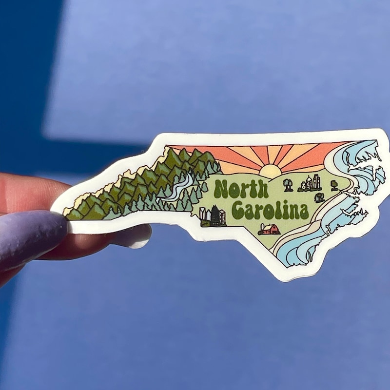 North Carolina Decal - Etsy