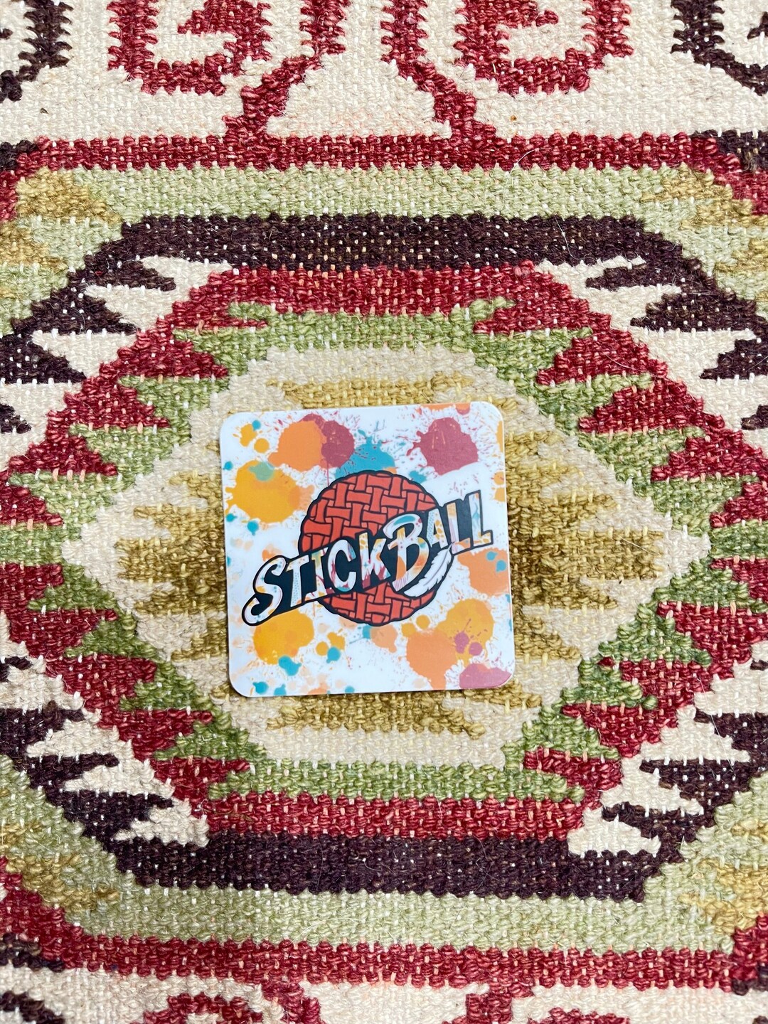 Stickball Sticker, Stickball Indigenous Sport Sticker, Native Artist ...
