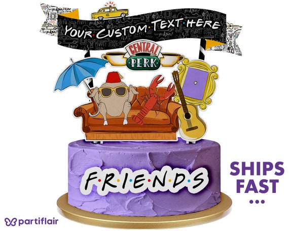 Decorating Supplies The One Where Friends Birthday Cake Topper Home ...