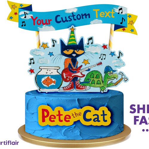 Pete the Cat Birthday Favor Tags PRINTABLE DIGITAL DOWNLOAD | Etsy