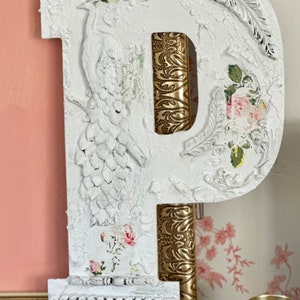 Custom Made Mixed Media Letters - Etsy