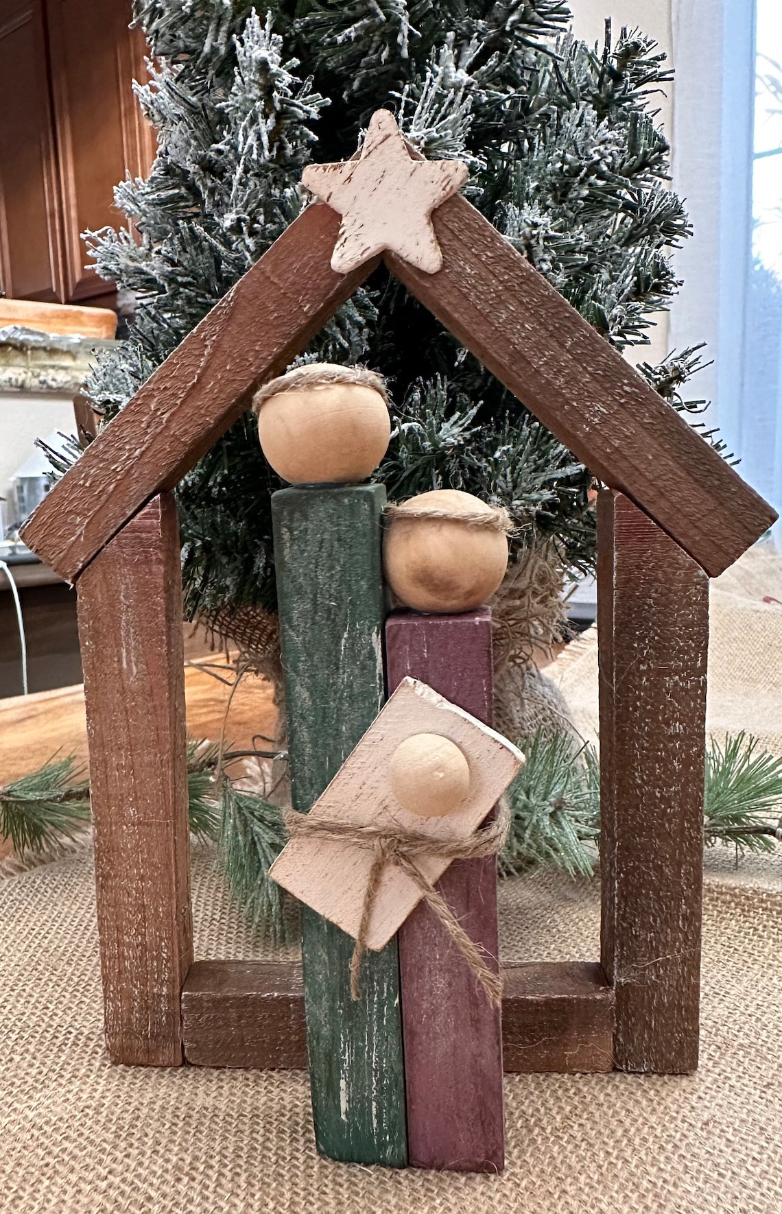 Tobacco Stick Inspired Nativity Set - Etsy