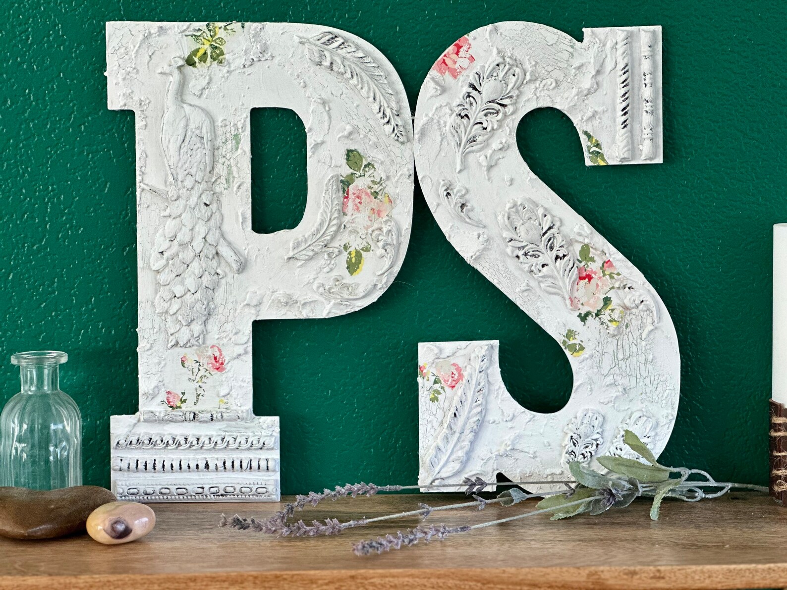 Custom Made Mixed Media Letters - Etsy