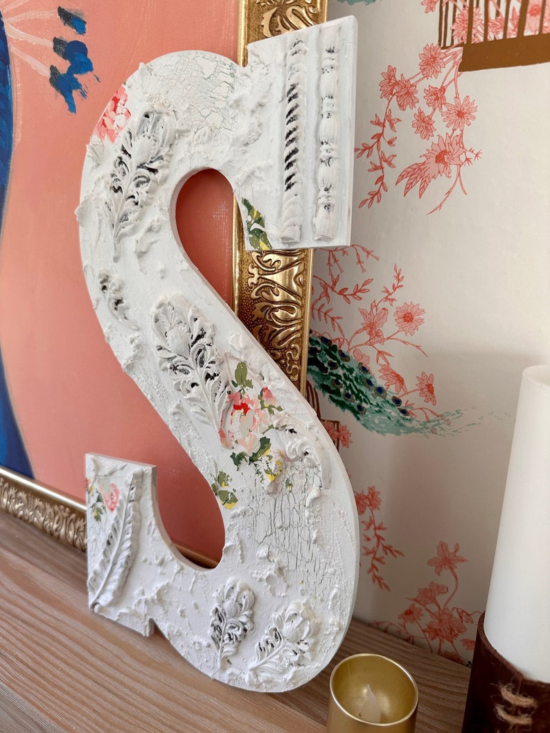 Custom Made Mixed Media Letters - Etsy