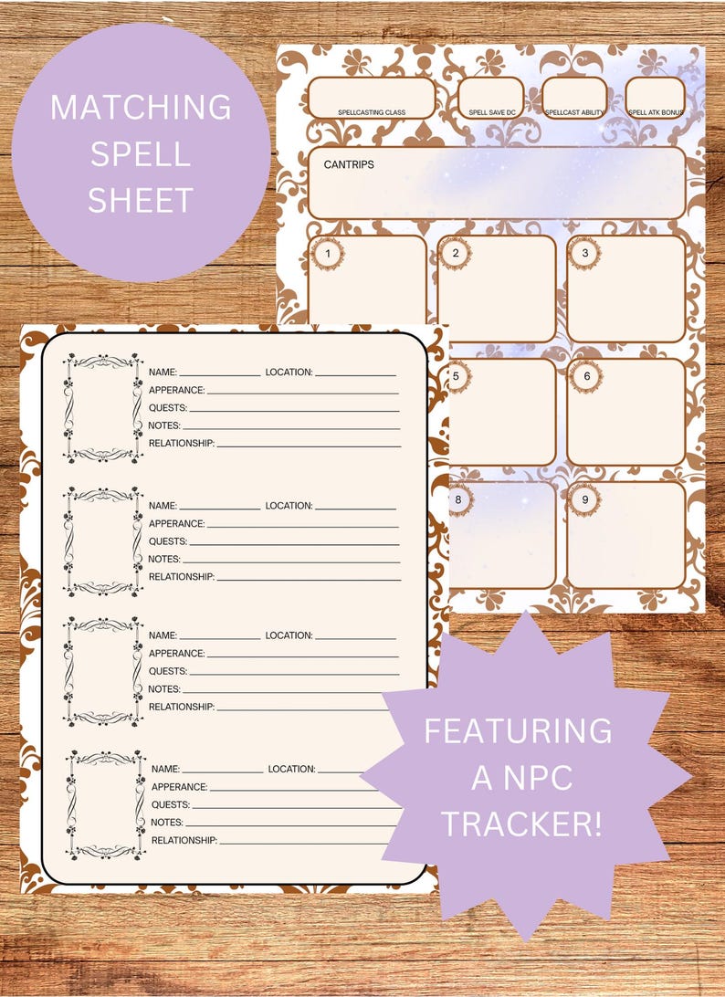 Bridgerton-inspired D&D Character Sheet Bundle | 18 Elegant Regency ...