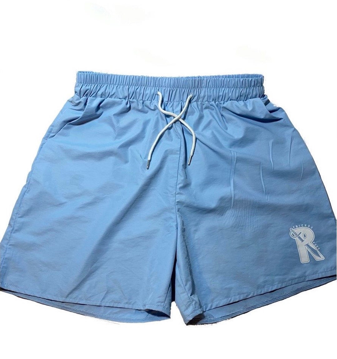 Baby Blue Drawstring Shorts - Activewear - Etsy