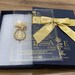Boxed Invitation, Navy Blue Boxed Wedding Invitation, Box With Ribbon ...