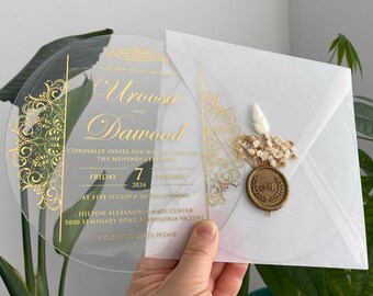 Boxed Invitation, Navy Blue Boxed Wedding Invitation, Box With Ribbon ...