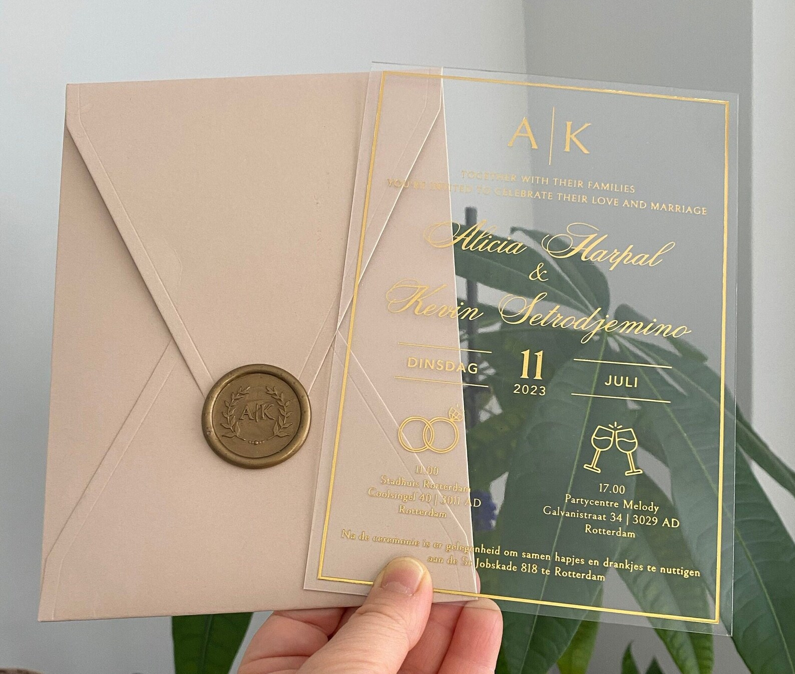 Clear Acrylic Invitation, Acrylic Wedding Invitation, Acrylic ...