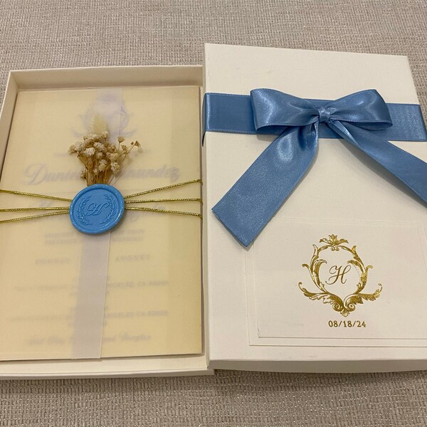 Box Invitation - Etsy