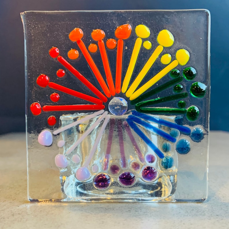 Fused Glass Kit Craft Kit Make at Home Glass Tea Light Kit - Etsy