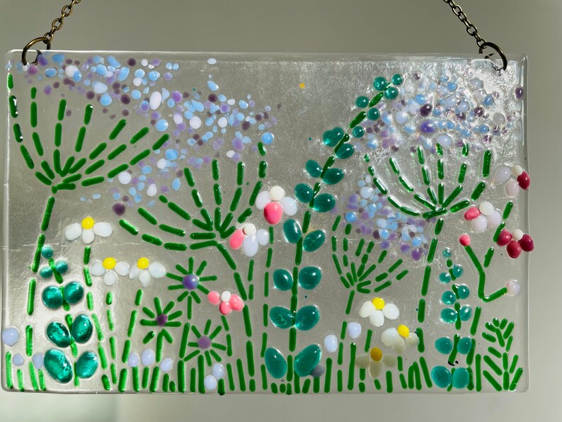 Fused Glass Kit Craft Kit Glass Art Make At Home Fused Etsy Uk