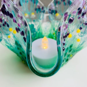 Fused Glass Kit, Fused Glass Kit, Craft Kit Fused Glass Tea Light ...