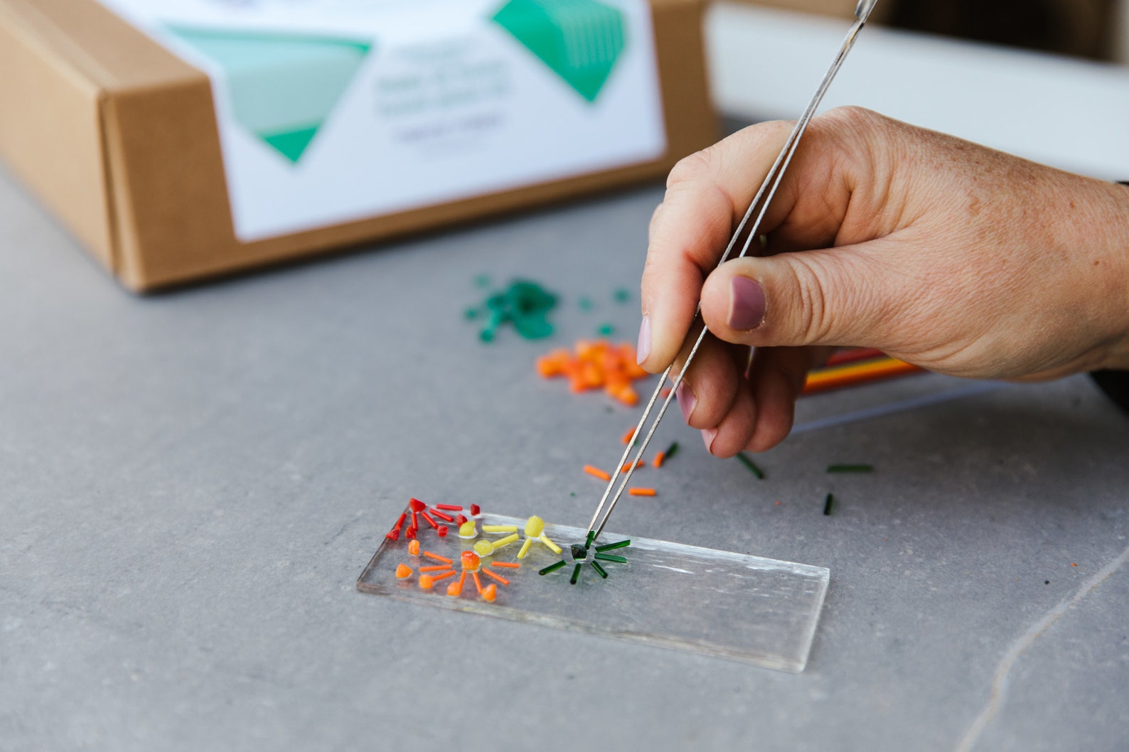 Fused Glass Kit, Fused Glass Kit, 5 Pack of Hangers, Rainbow Make at ...