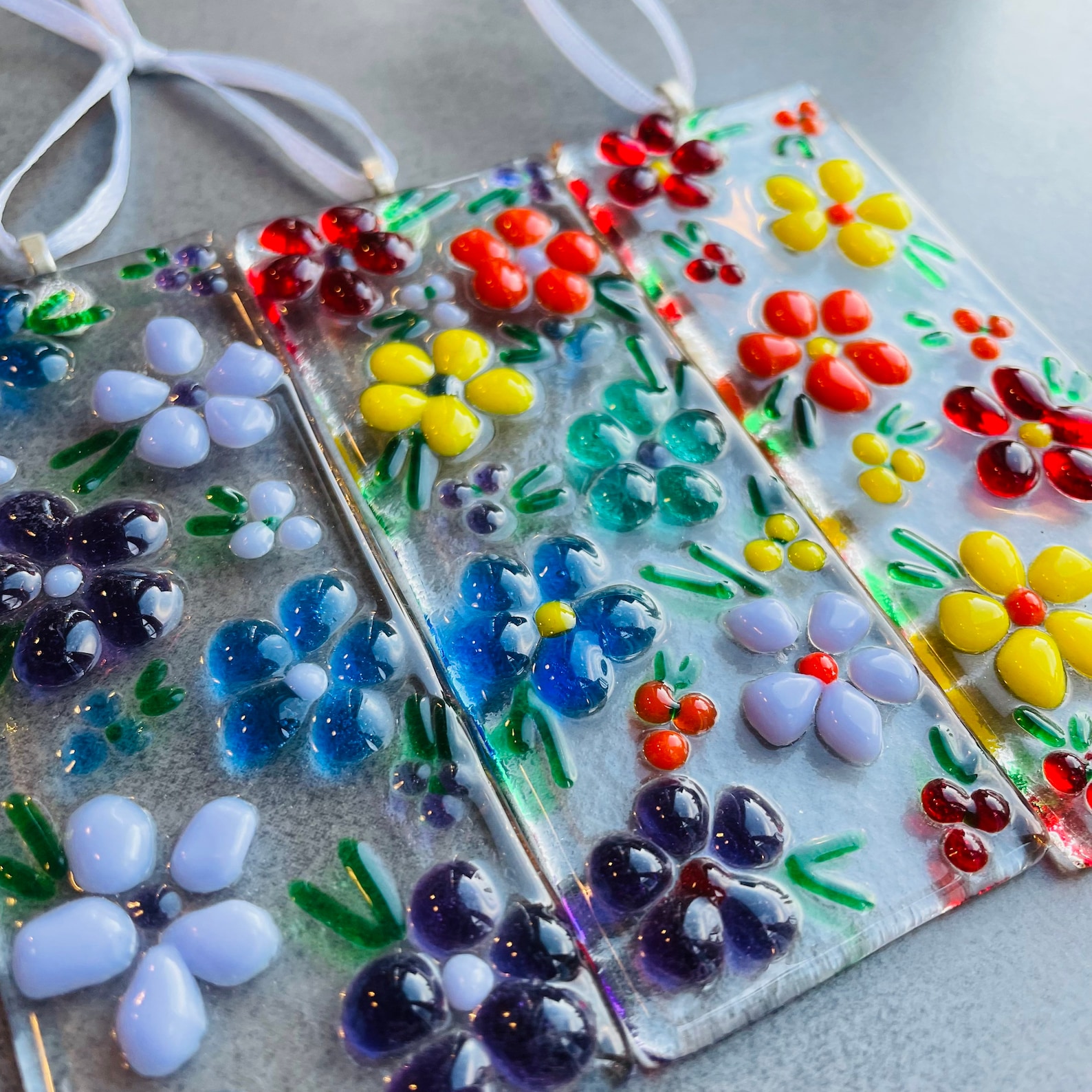 Fused Glass Kit, Fused Glass Kit, 5 Pack of Hangers, Rainbow Make at ...