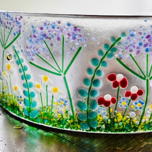 Fused Glass Floral Craft Kit, Make Your Own Glass Art, Fused Glass ...