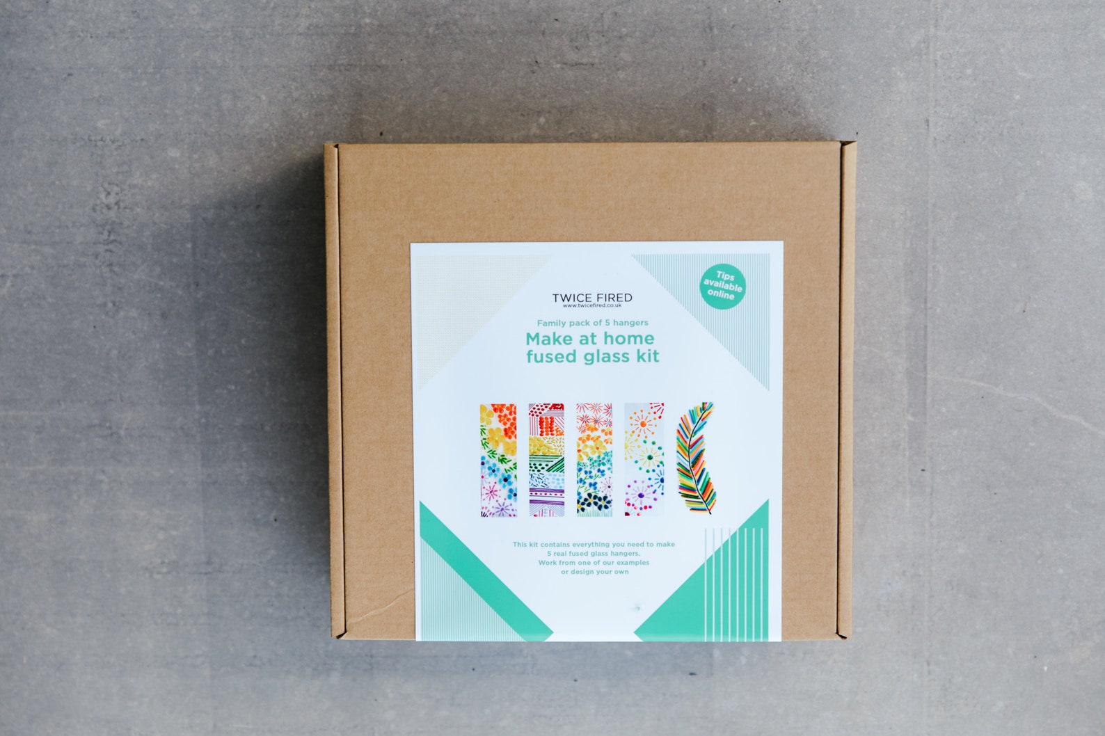 Fused Glass Kit, Fused Glass Kit, 5 Pack of Hangers, Rainbow Make at ...