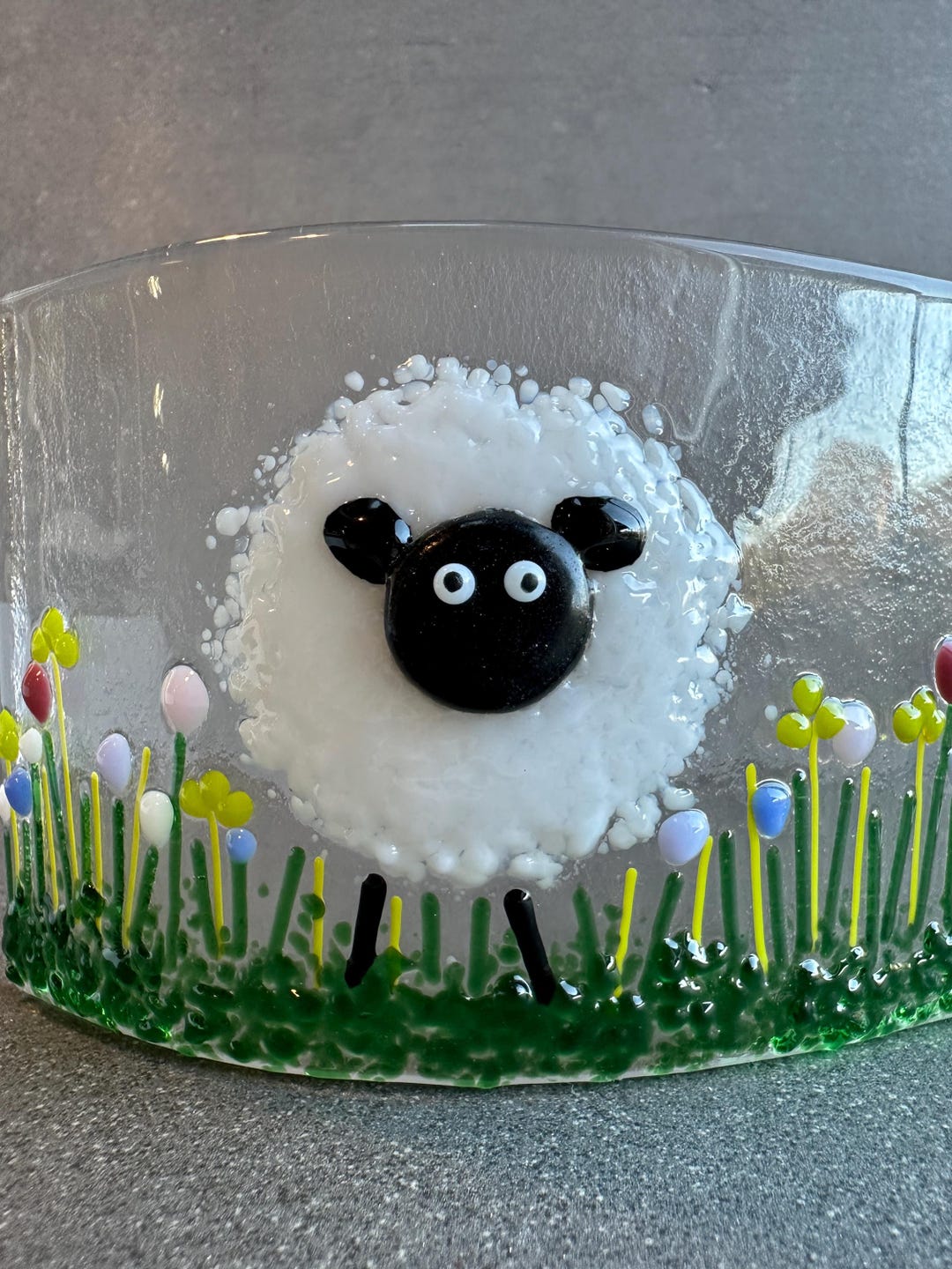 Sheep Fused Glass Craft Kit: DIY Glass Wave Art - Etsy