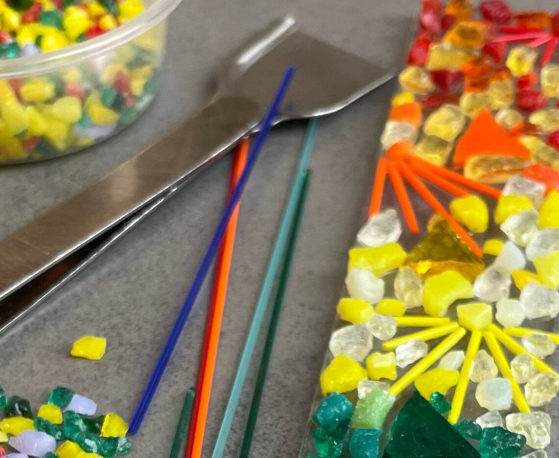 Fused Glass Kit Make Your Own Glass SEAHORSE Glass Art Kit | Etsy