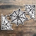 Spiders Web Sticker Set - 3 Cobweb Stickers - Vinyl Decals - Gothic ...