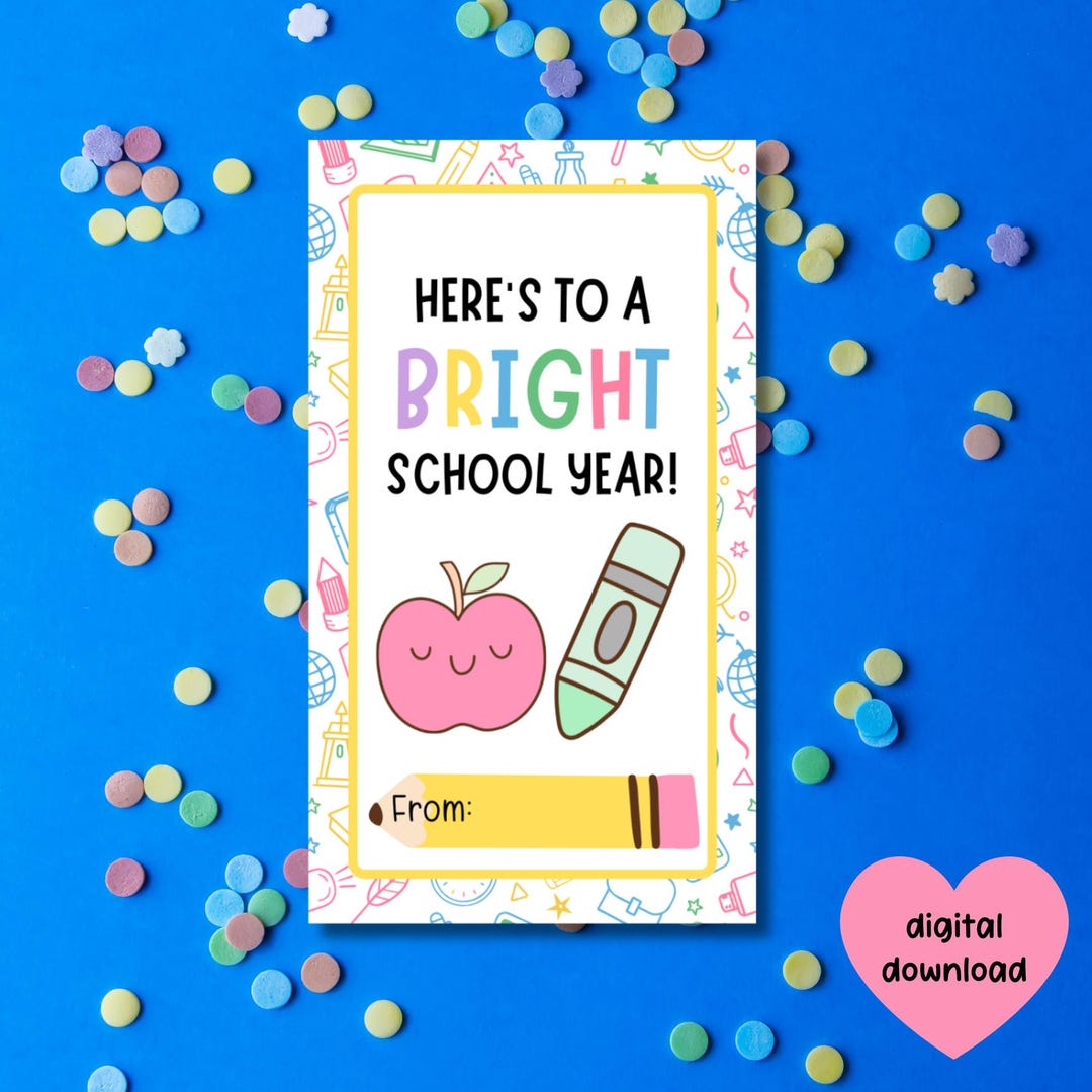 First Day of School Tag Printable - Back to School Printable Tag ...