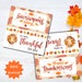 Thanksgiving Printable Treat Bag Topper - Fall Candy Bag Topper ...