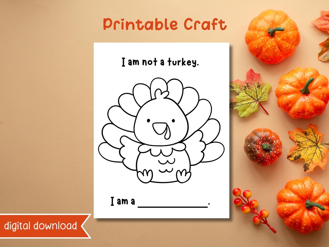 Turkey Disguise Template Printable - Thanksgiving Turkey Craft for Kids ...