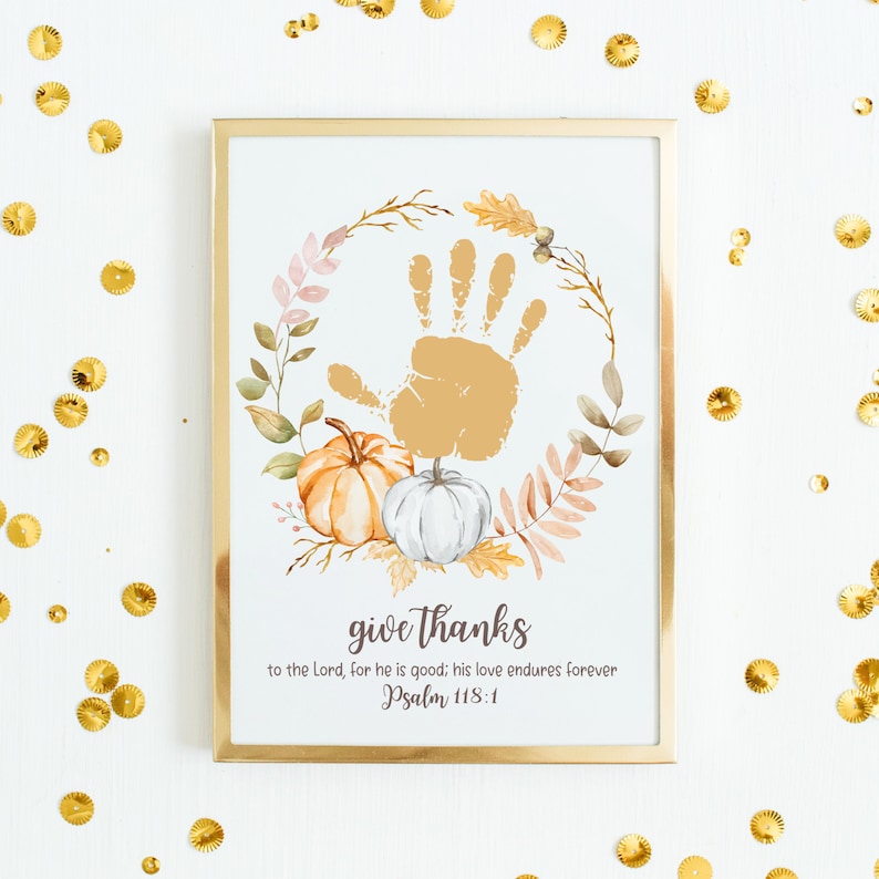 Thanksgiving Handprint Craft for Preschoolers - Printable Thanksgiving ...