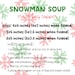 Snowman Soup Printable Bag Topper - Christmas Treat Bag Topper ...