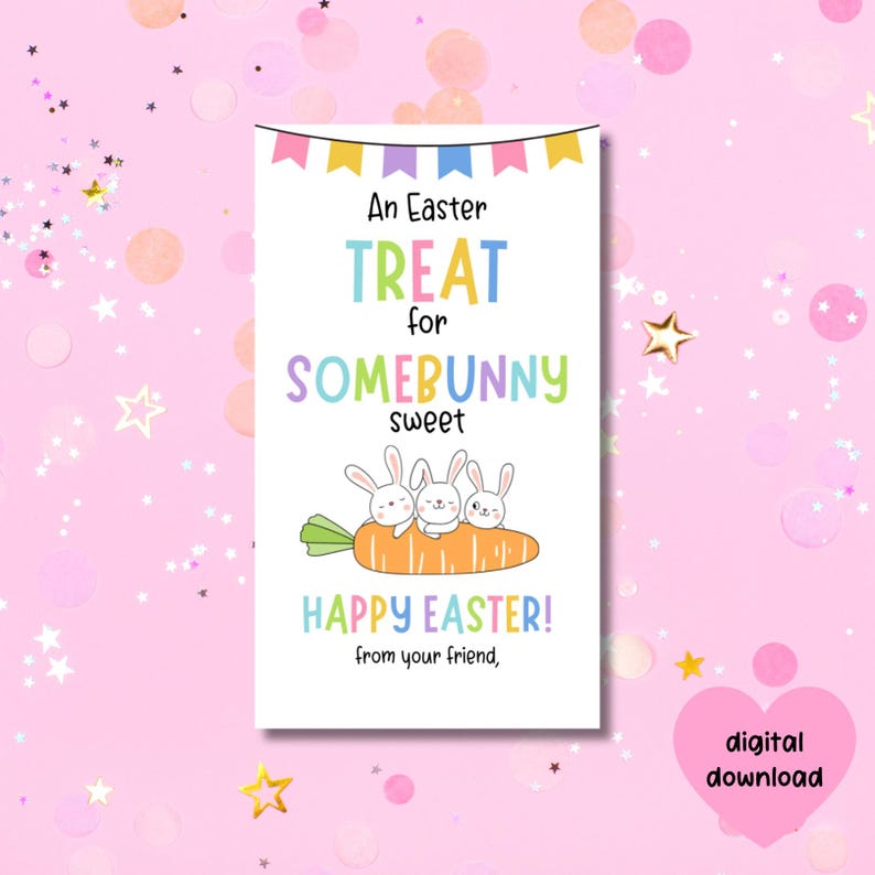 Printable Easter Somebunny Sweet Gift Tags - Easter Printable Tags ...