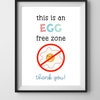 Printable Egg Free Zone Sign - Food Allergy Sign - Egg Allergy Sign for ...