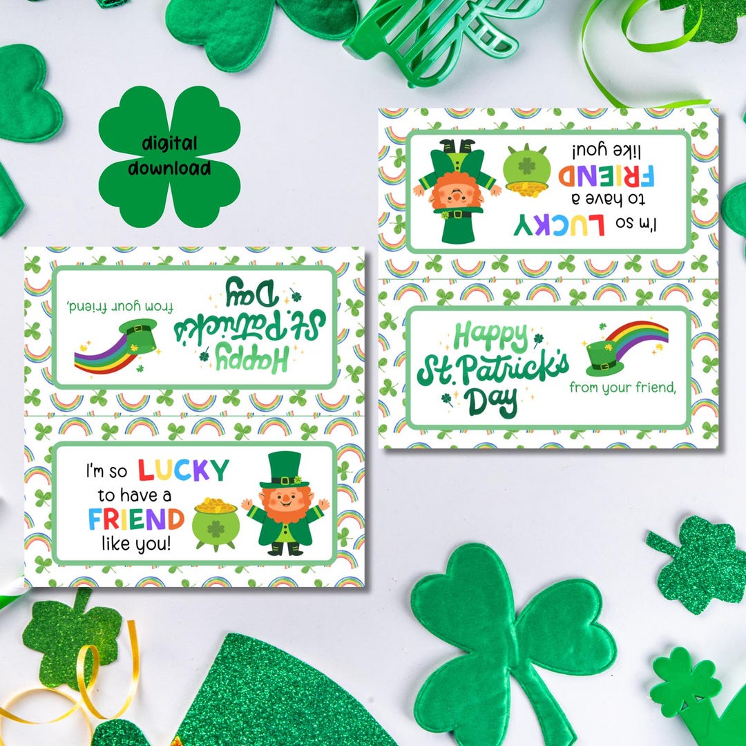 Printable St Patricks Day Treat Bag Toppers - St Patricks Day Printable ...