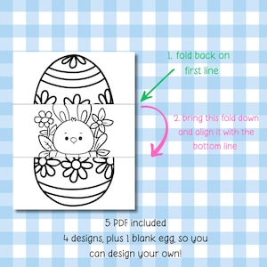 Easter Coloring Page Craft Printable - Surprise Easter Egg Coloring ...