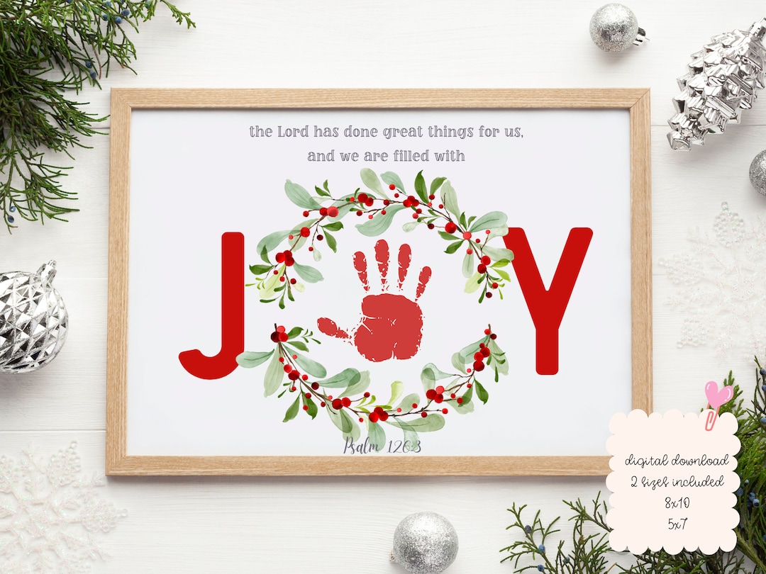 Christmas Handprint Craft for Toddlers Printable - Baby Christmas ...