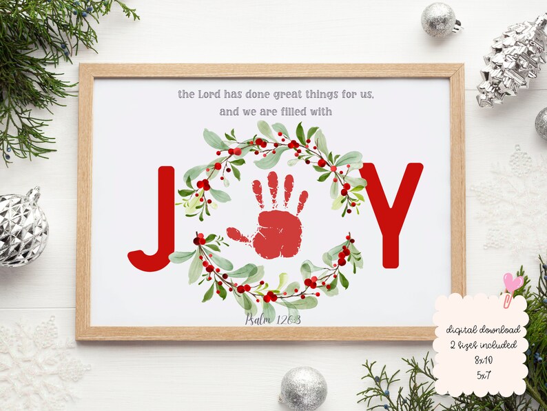 Christmas Handprint Craft for Toddlers Printable - Baby Christmas ...