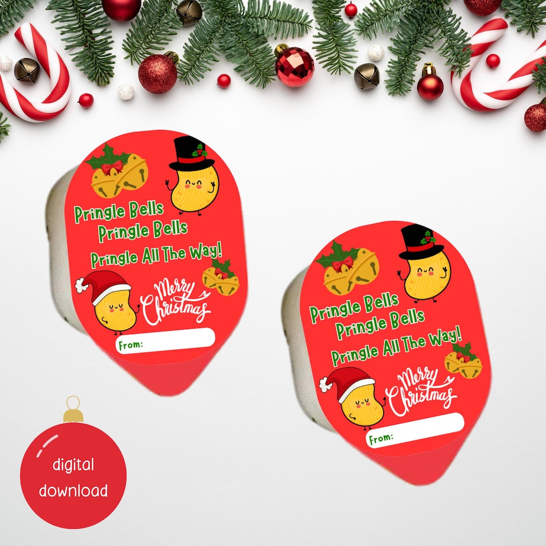 Christmas Tags for Kids Funny Christmas Gift Tag Printable Pringles ...