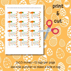Printable Easter Carrot Patch Gift Tags - Easter Printable Tags ...