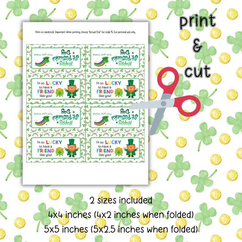 Printable St Patricks Day Treat Bag Toppers - St Patricks Day Printable ...