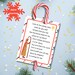 Legend of the Candy Cane Holder Printable - Christian Christmas Tag for ...