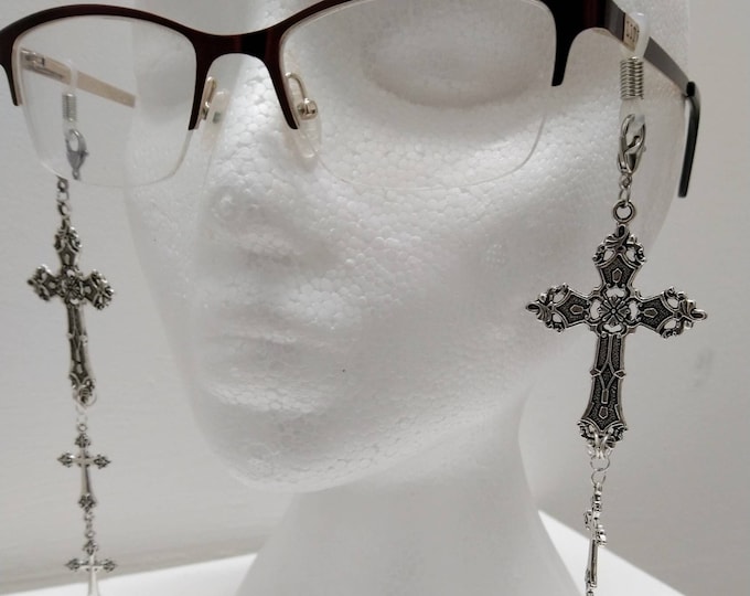 Gothic Cross Glasses Chain: Vamp Eyewear Goth Accessories - Etsy