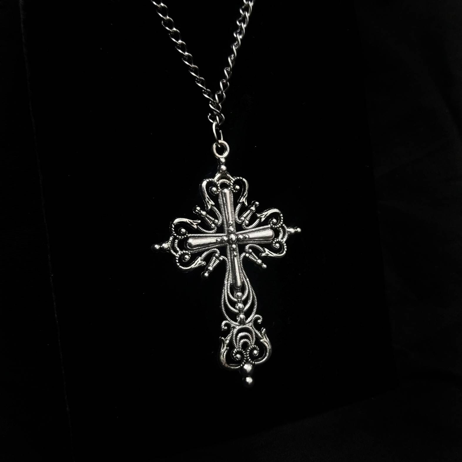 Devotion necklace: gothic pendant goth jewellery alt | Etsy