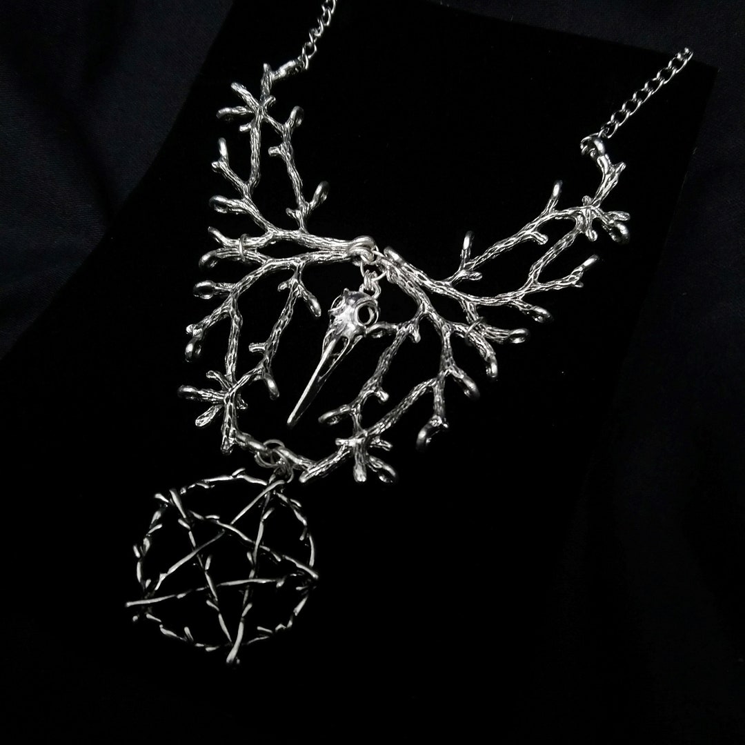 Grimoire Necklace: Witch Talisman, Witchy Pendant, Gothic Accessory ...