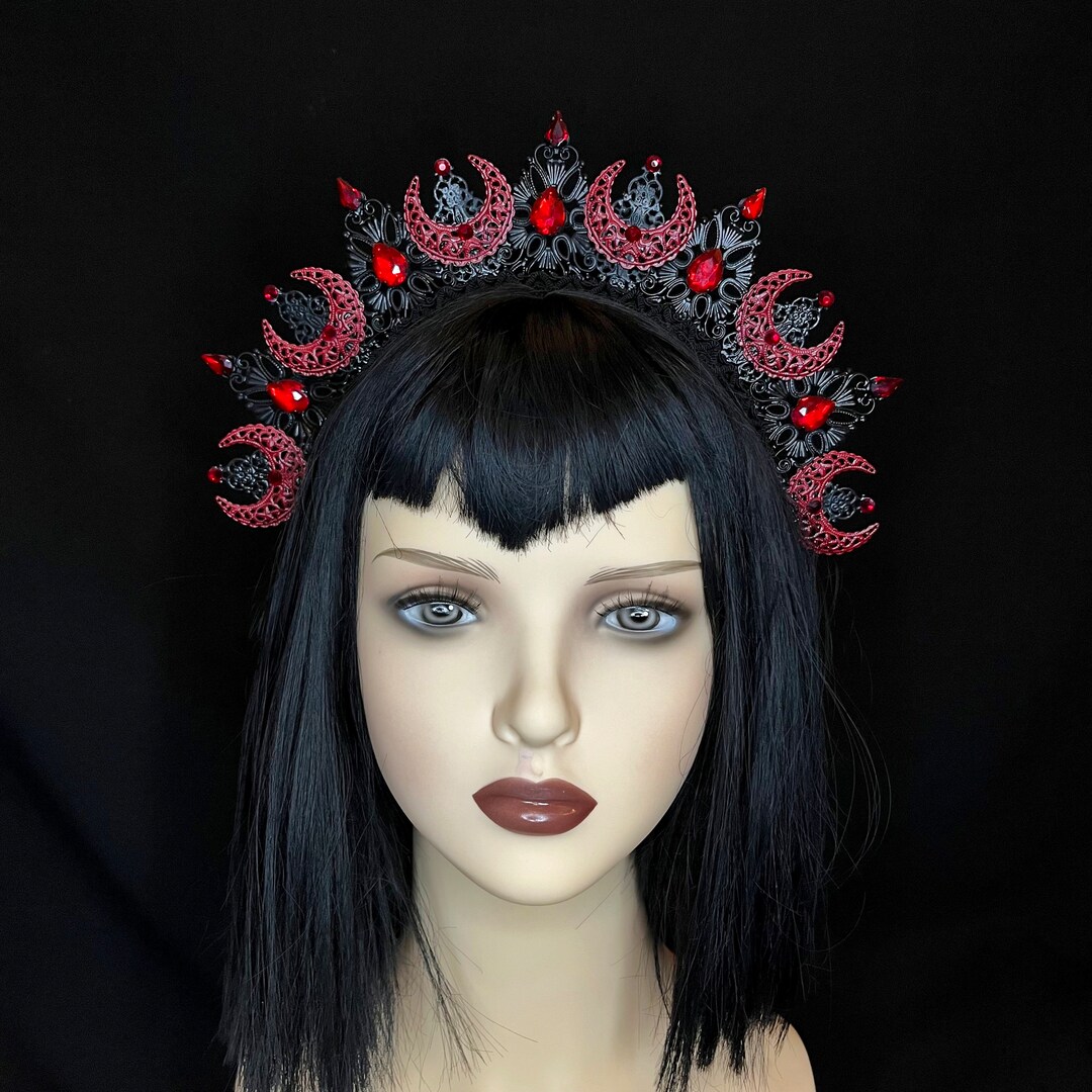 Blood Moon: Gothic Headband, Goth Headwear, Alt Crown, Alternative ...