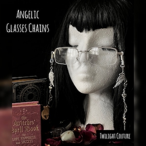 Angelic Glasses Chain: Fantasy Accessories, Alt Accessory, Alternative ...