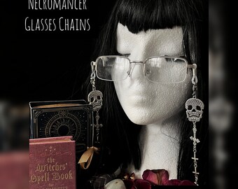 Satanic Glasses Chain: Gothic Chain, Goth Eyewear, Alt Accessory ...